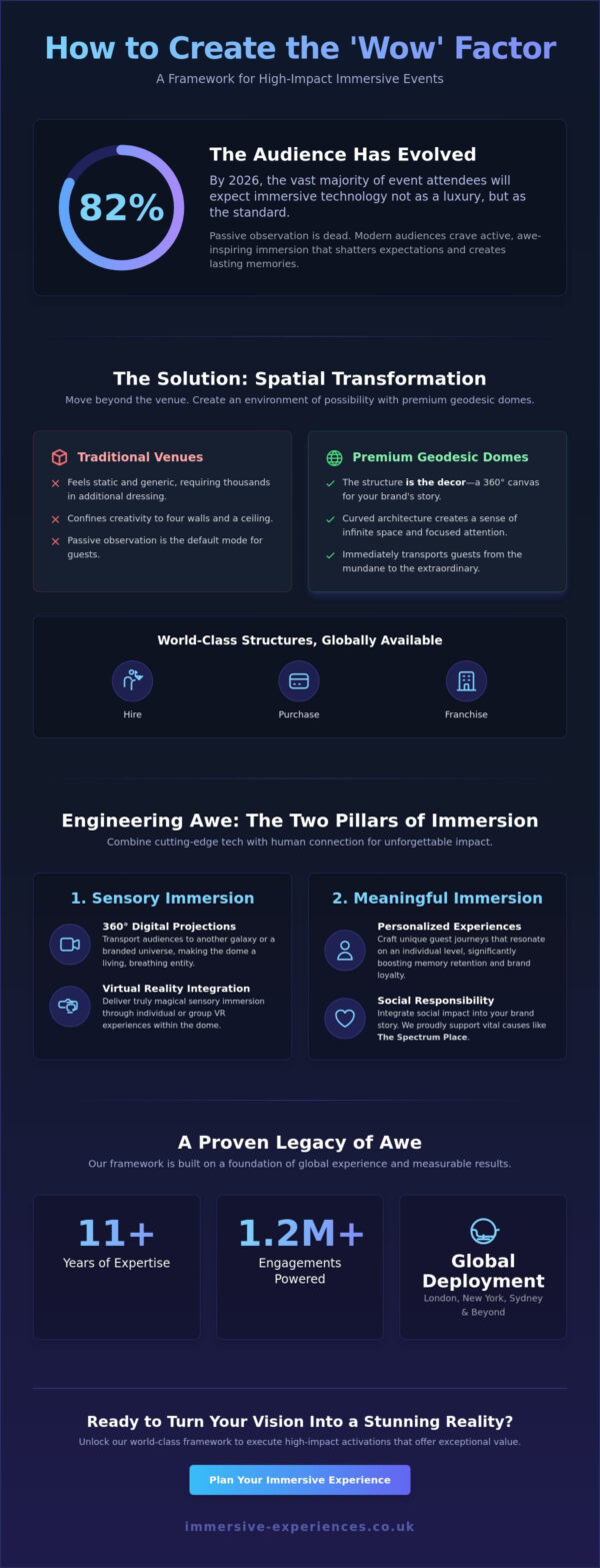 How to Create a ‘Wow’ Factor at an Event: The 2026 Guide to Immersive ...